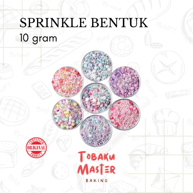 Jual [ 10 GRAM ] Spikel Mutiara Silver dan Mutiara Mix Merah 10 gr ...