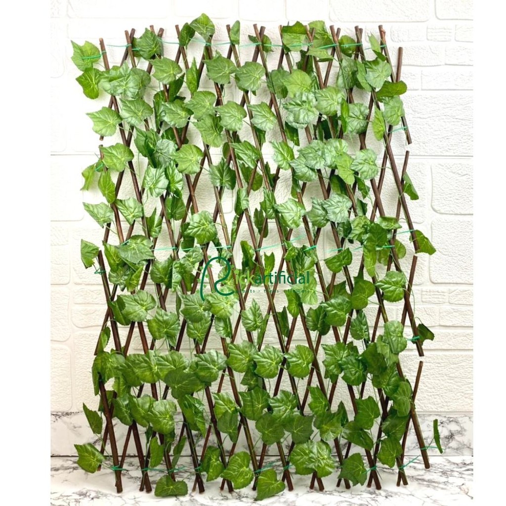 Jual Pagar Rambat Tanaman Daun Anggur Plastik Artificial Batang Pohon ...