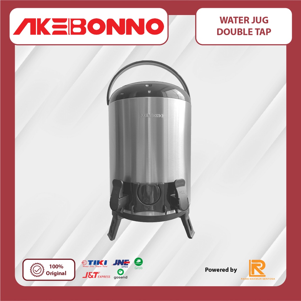 Jual Akebonno Water Jug / Thermos Single Tank with Double Tap / 2 Kran ...