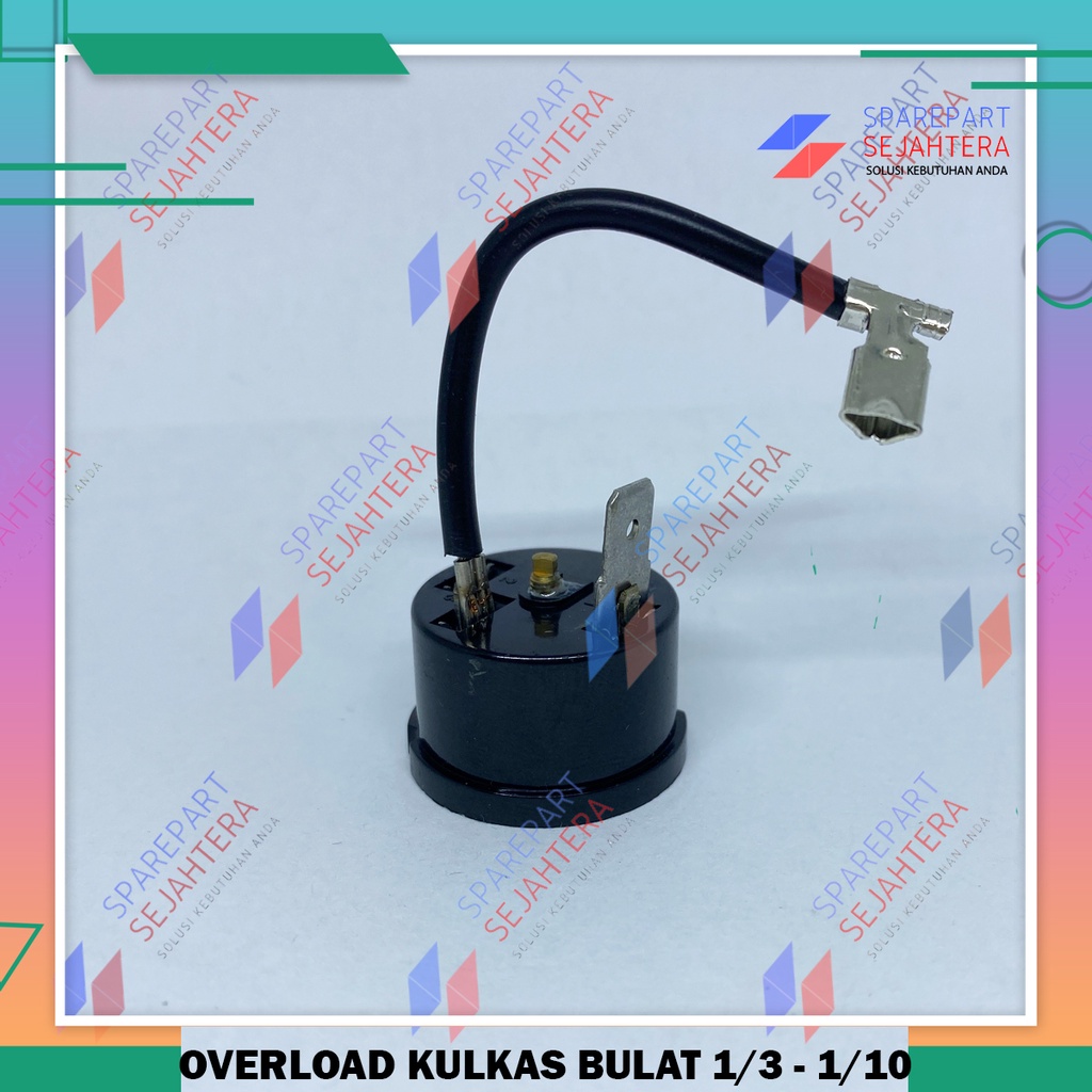 Jual OVERLOAD BULAT KULKAS KOMPRESOR UKURAN 1/10 - 1/3 HP PK | Shopee ...