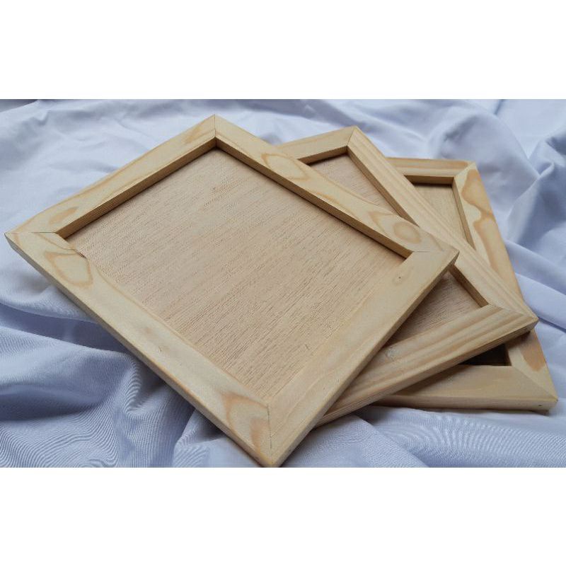 Jual Frame Figura Kayu Jati Belanda Anti Pecah Ukuran 5R (13x18 cm ...