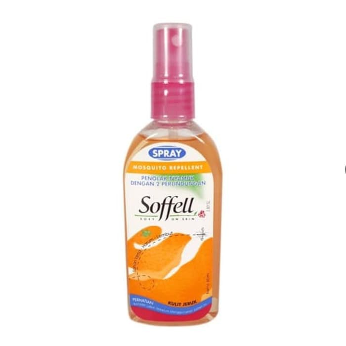 Jual SOFFELL mosquito repellent kulit jeruk 80ml | Shopee Indonesia