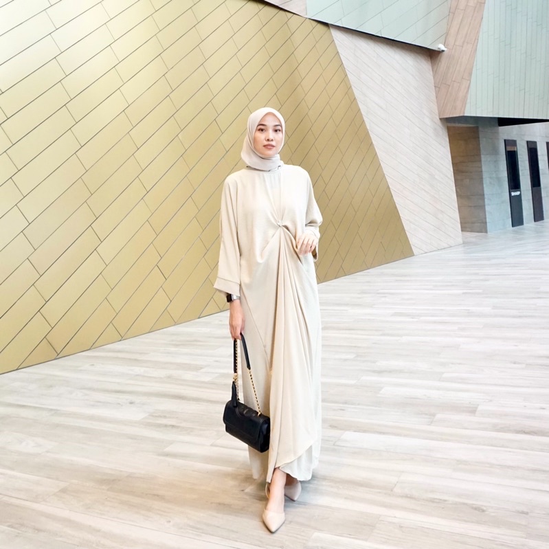 kafaya kaftan in stone - marvshe | Shopee Indonesia