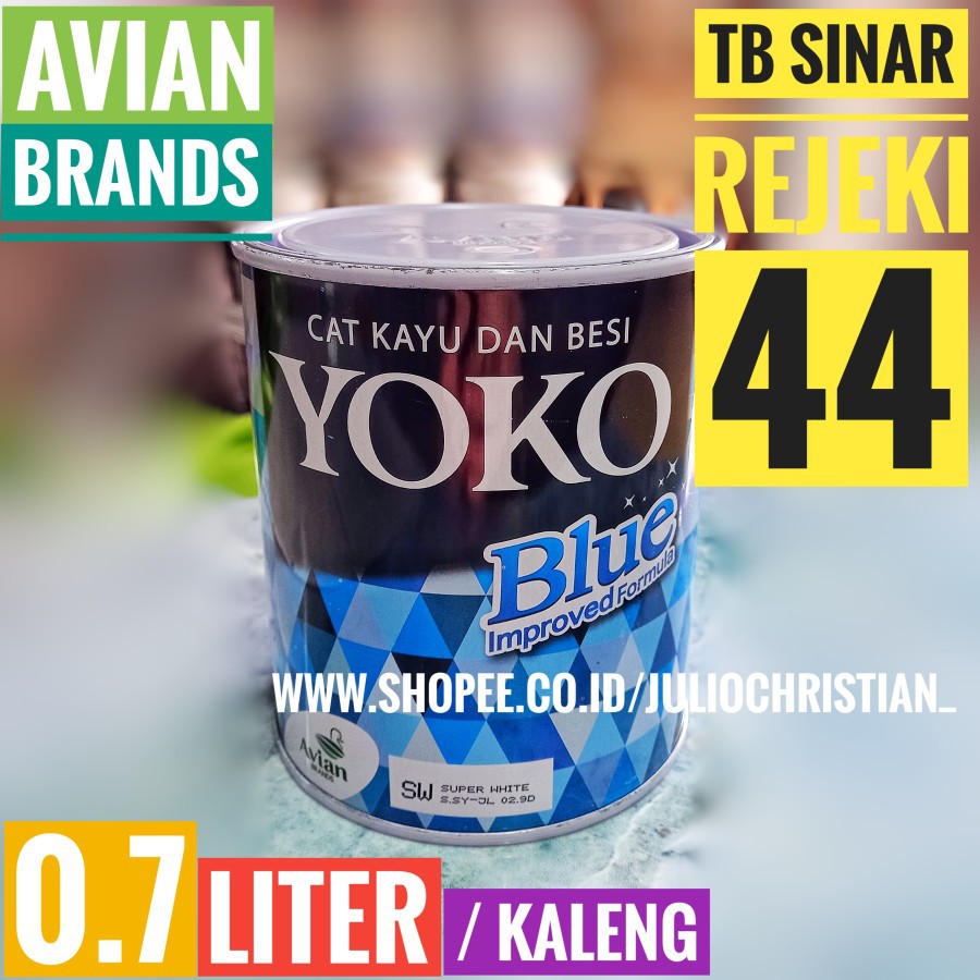 Jual YOKO CAT MINYAK BESI KAYU GLOSS 0.7 LITER INTERIOR EXTERIOR [AVIAN ...