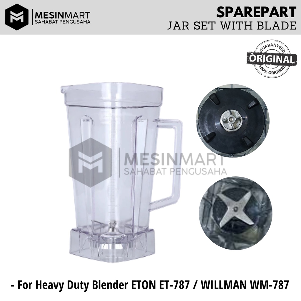 Jual Jar Komplit Set dengan Pisau untuk Heavy Duty Blender WM-787 | Shopee Indonesia