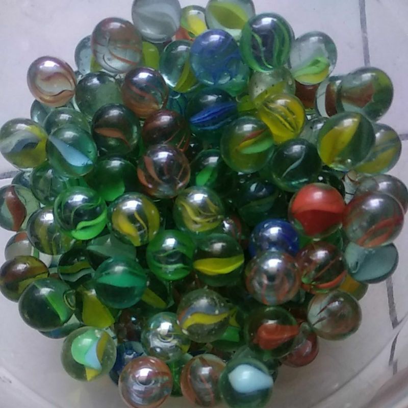 Jual Mainan Marbles / Kelereng /Gundu 100 pcs | Shopee Indonesia