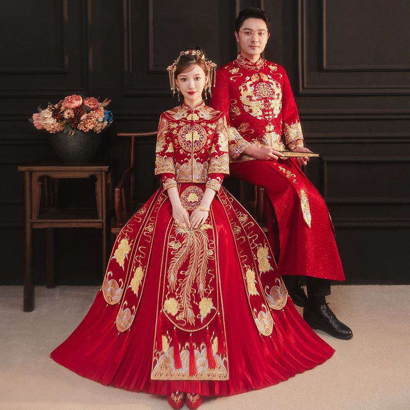 Jual Realpic CHW-178 S-5XL Cheongsam sangjit couple impor gaun sangjit ...