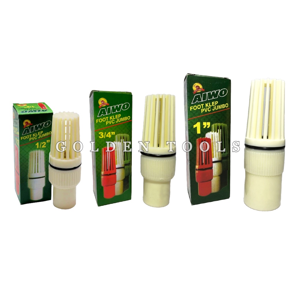 Jual FOOT KLEP PVC JUMBO 1/2 INCH 3/4 INCH & 1INCH KLEP SUMUR TUSEN ...
