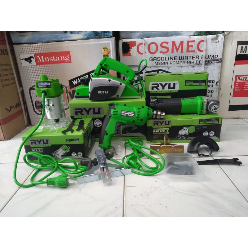 Jual Paket pertukangan Mesin serut RYu+Bor RYU+Profil RYU+Gerindra merk ...