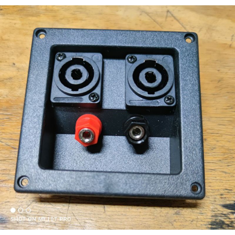 Jual TERMINAL BOX SPEAKER TERMINAL SPIKON CANON TERMINAL SPEAKER 2 IN 1 ...