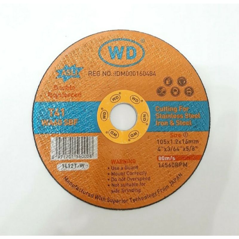 Jual BATU GERINDA TIPIS WD 4" (1 PCS) Indonesia|Shopee Indonesia