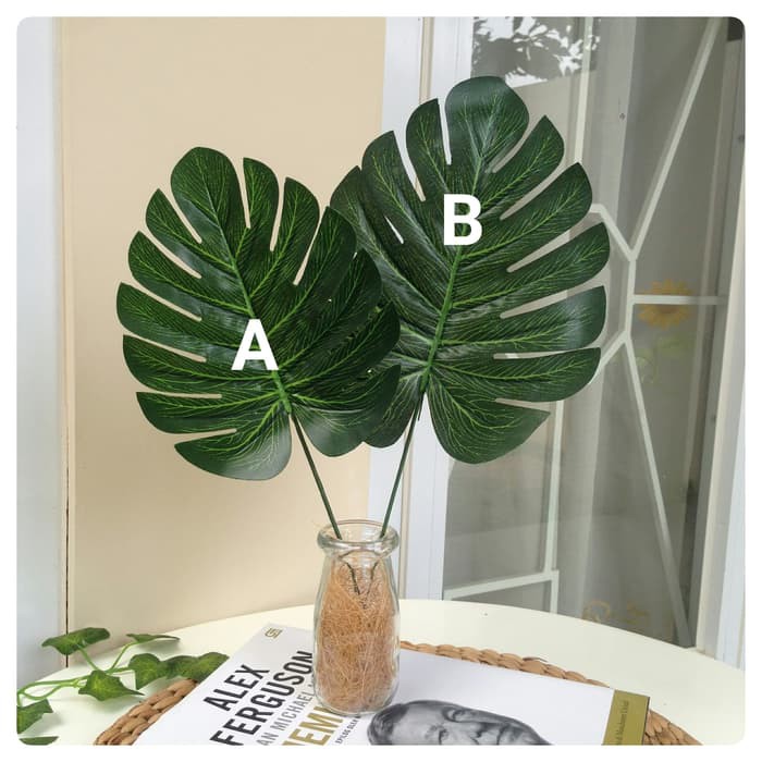 Jual Daun Monstera Artificial Foto Properti Tanaman Hias Scandinavian ...
