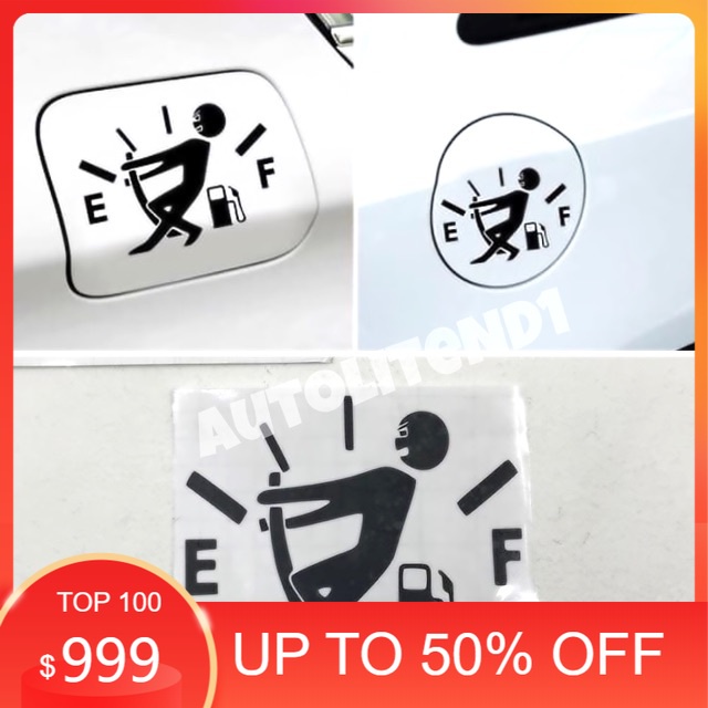 Jual STICKER TUTUP TANGKI MOBIL UNIK LUCU FUEL INDICATOR ( MP ...