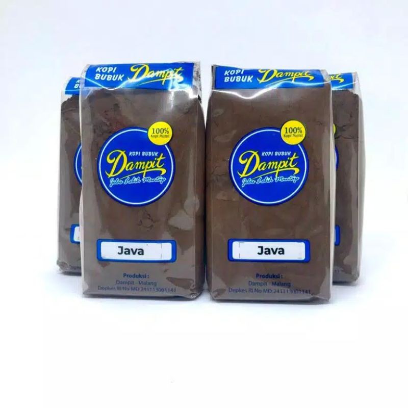 Jual Kopi Bubuk Java Robusta Dampit 250Gr Indonesia|Shopee Indonesia