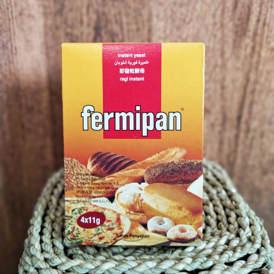 Jual Fermipan Ragi Instant Box (Sachet 11Gr x 4 PCS) Indonesia|Shopee ...