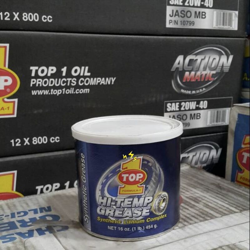 Jual Grease/Gemuk Top 1 Hi-Temp Synthetic Lithium Complex | Shopee ...