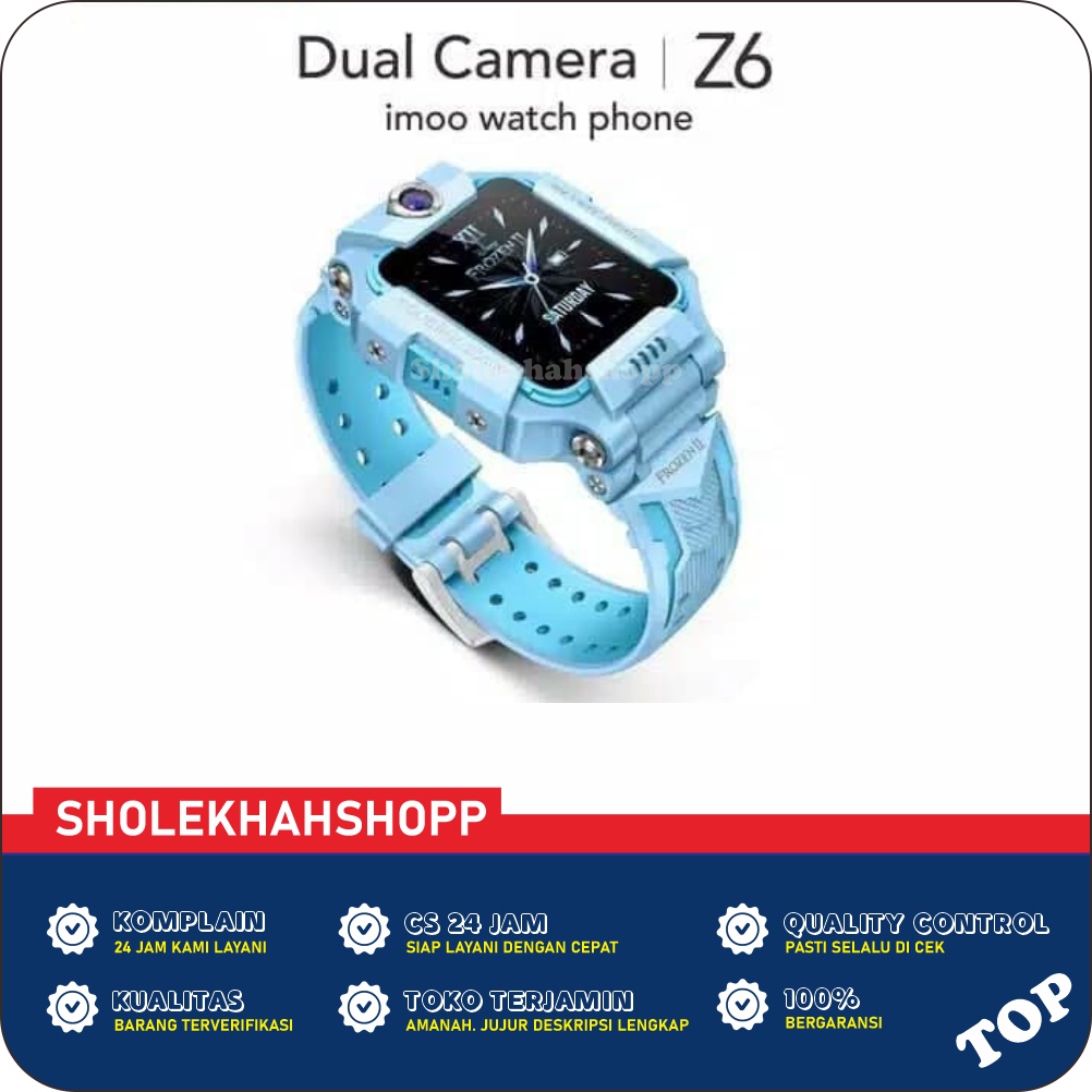 Jual Jam imo aimo imoo z6 frozen fosen spiderman dua kamera flip ...