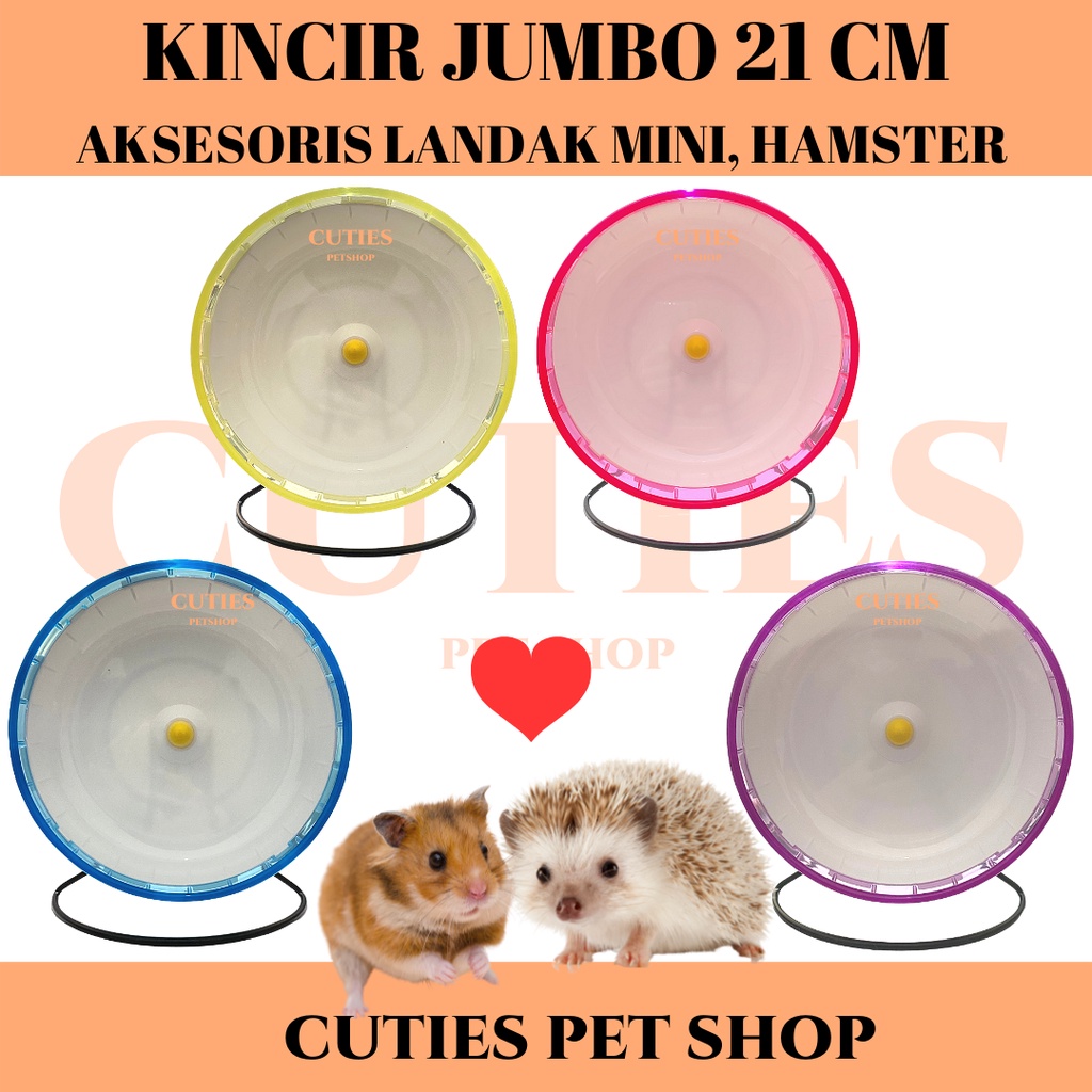 Jual KINCIR JUMBO LANDAK MINI 21 CM / KINCIR BESAR HAMSTER SYRIAN SUPER ...