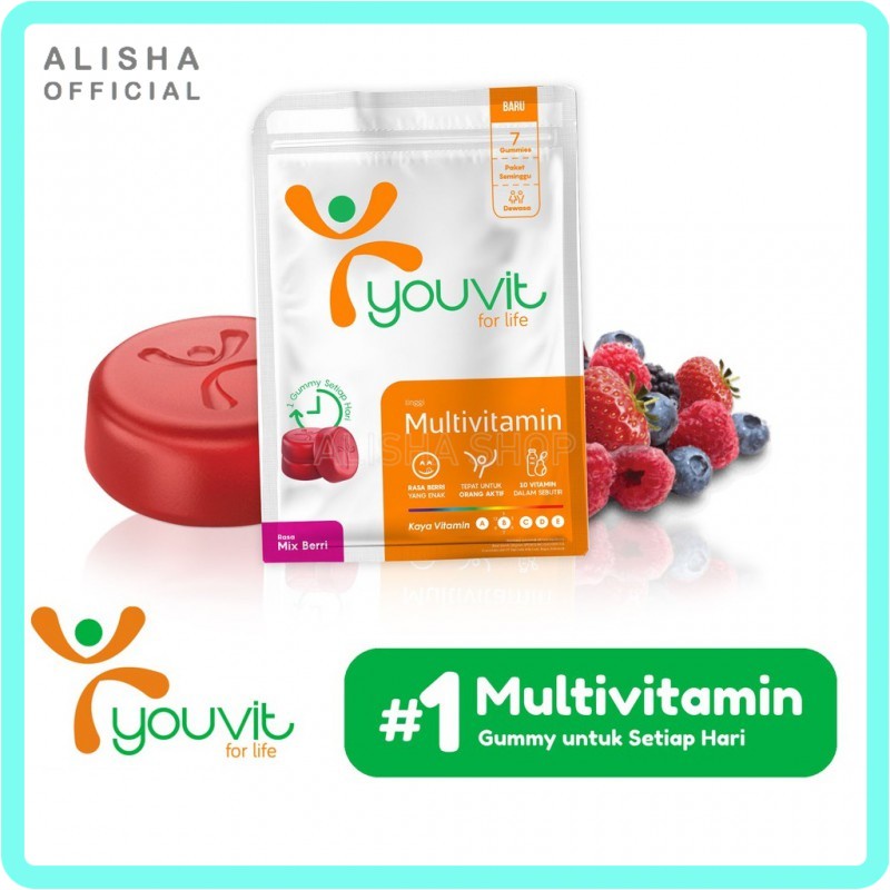 Jual Youvit Multivitamin Gummy Dewasa 7day | Shopee Indonesia