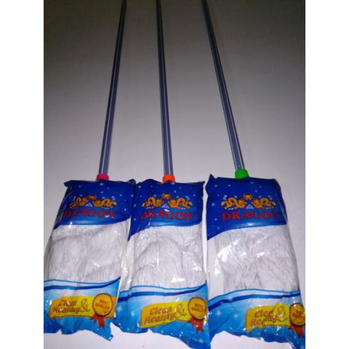 Jual Pel Dragon Lebar 18cm + Gagang / Alat Pel Lantai / Mop | Shopee ...