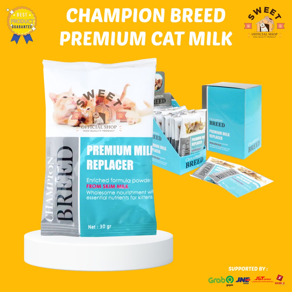 Jual SUSU KUCING PREMIUM CHAMPION BREED 30 GR - CHAMPION BREED CAT MILK ...
