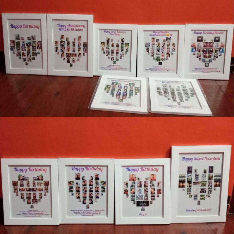 Jual Cetak Foto Mozaik + Frame | Shopee Indonesia