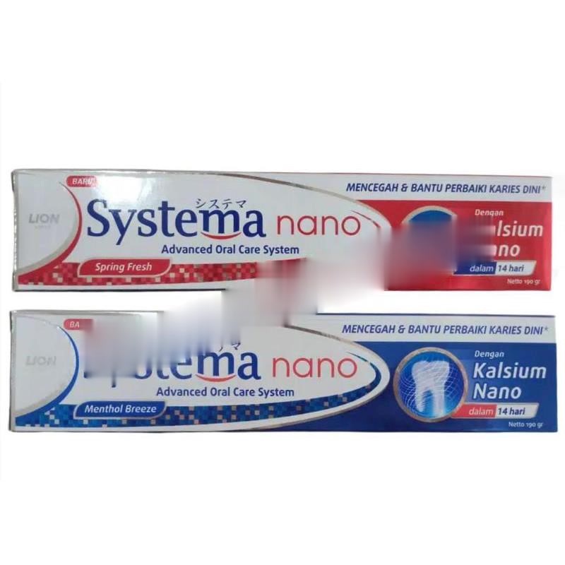 Jual SYSTEMA Nano Toothpaste 190gr - Pasta Gigi (Odol) | Shopee Indonesia
