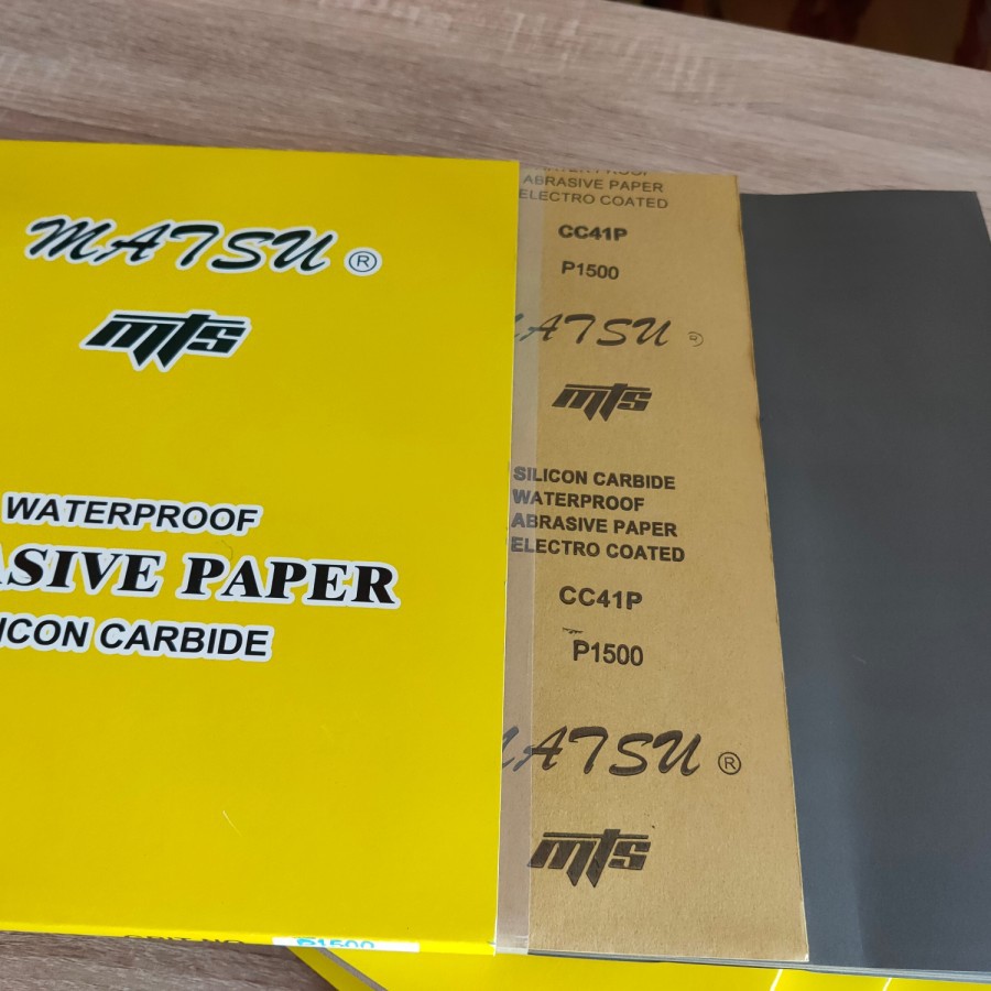 Jual MATSU KERTAS PASIR WATER PROOF / KERTAS AMPLAS MTS / AMPLAS LEMBAR ...