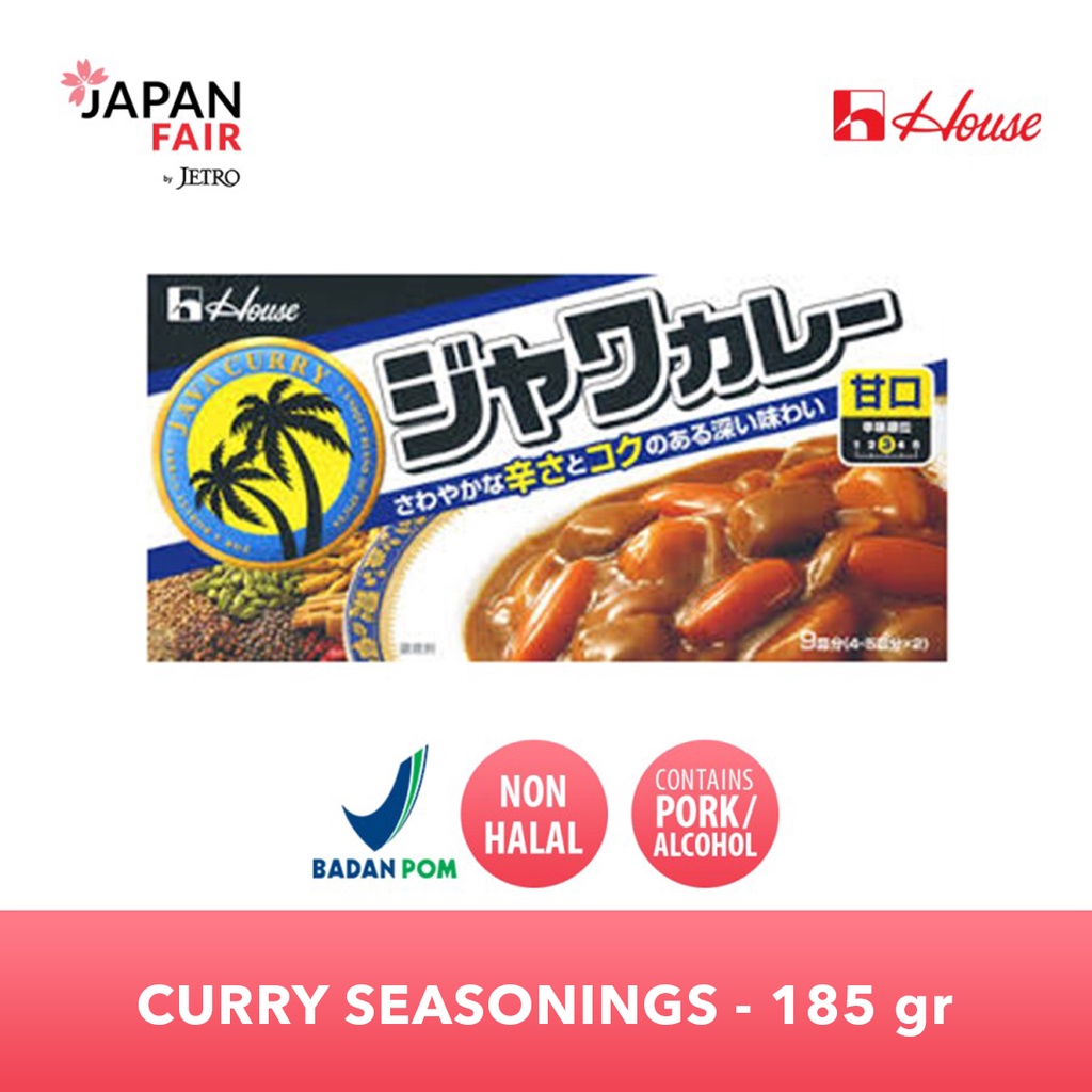 Jual Kari Jepang House Java Curry Mild 185 Gr | Shopee Indonesia
