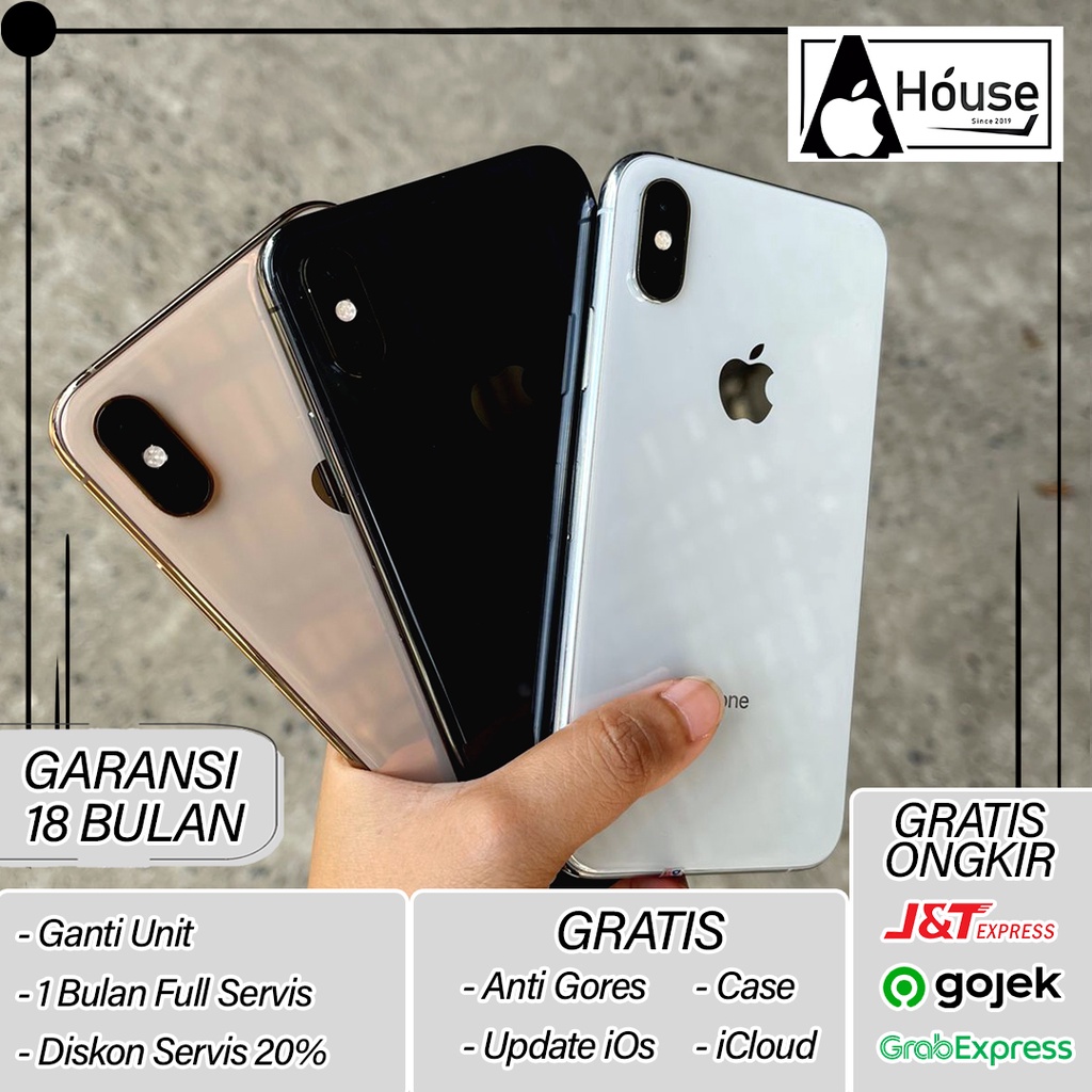 Jual iPhone XS 64GB / 256GB - Second Original (GARANSI 18 BULAN) | Shopee Indonesia