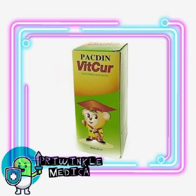 Jual pacdin vitcur syrup sirup syr vitamin anak 60ml 60 ml / botol ...
