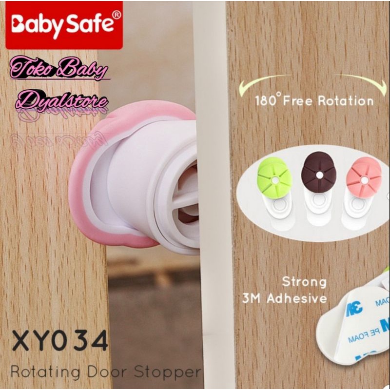 Jual Baby Safe XY034 Door Stopper Pengaman Penahan Pintu Anak Lem ...