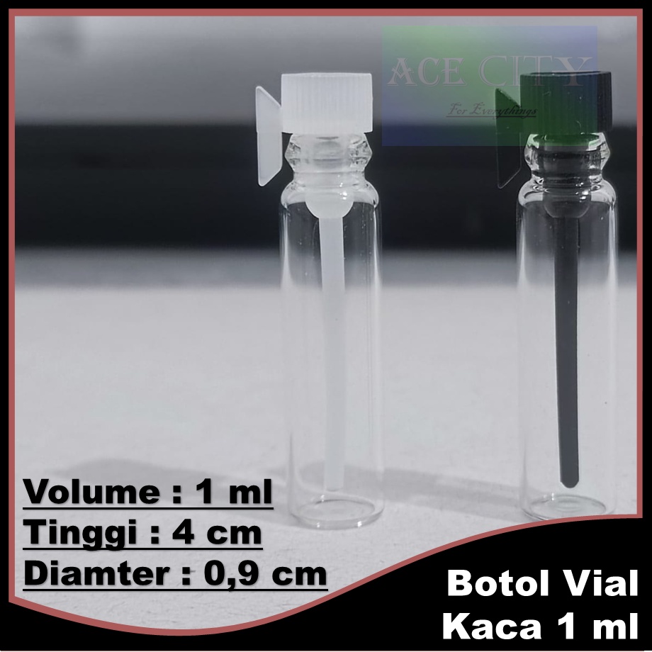Jual Vial 1ml Botol Tester Sample Parfume Kaca Tipe Lidi Panjang ...