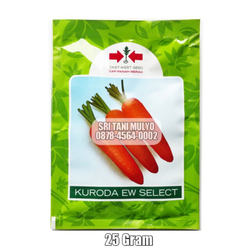 Jual Cap Panah Merah - Benih Bibit Wortel KURODA EW SELECT - ISI 25 ...