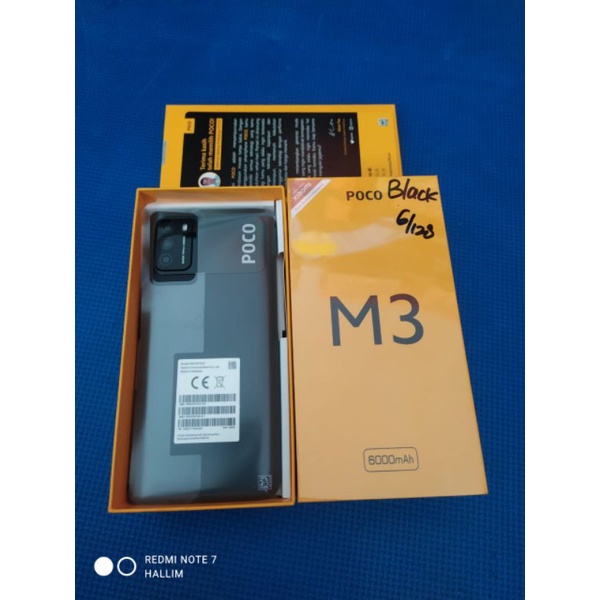 Jual Poco M3 Ram 6/128GB Warna Black RESMI | Shopee Indonesia