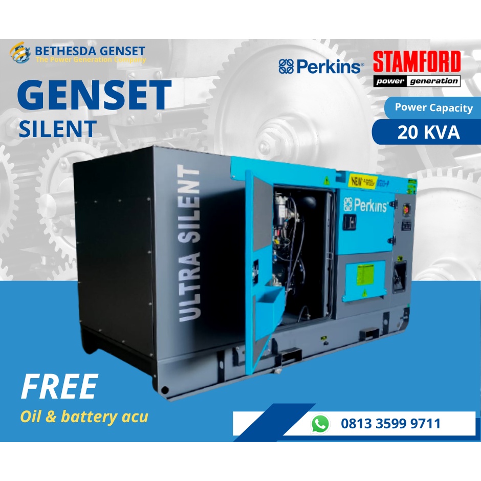 Jual Genset Silent 20 kVA Perkins Silent | Shopee Indonesia