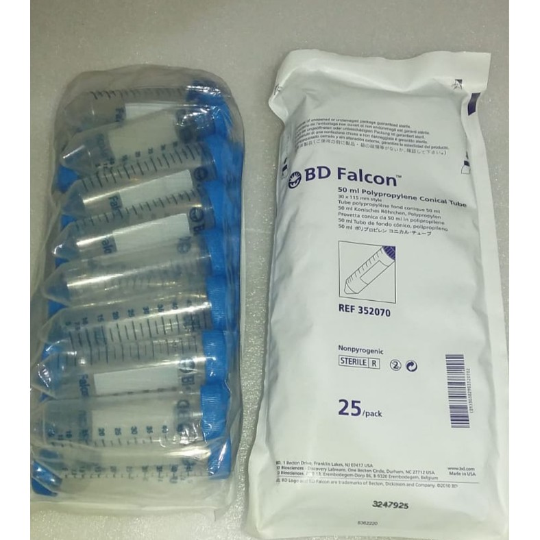 Jual Centrifuge tubes 50mL tabung sentrifuse 50 mL BD Falcon ...