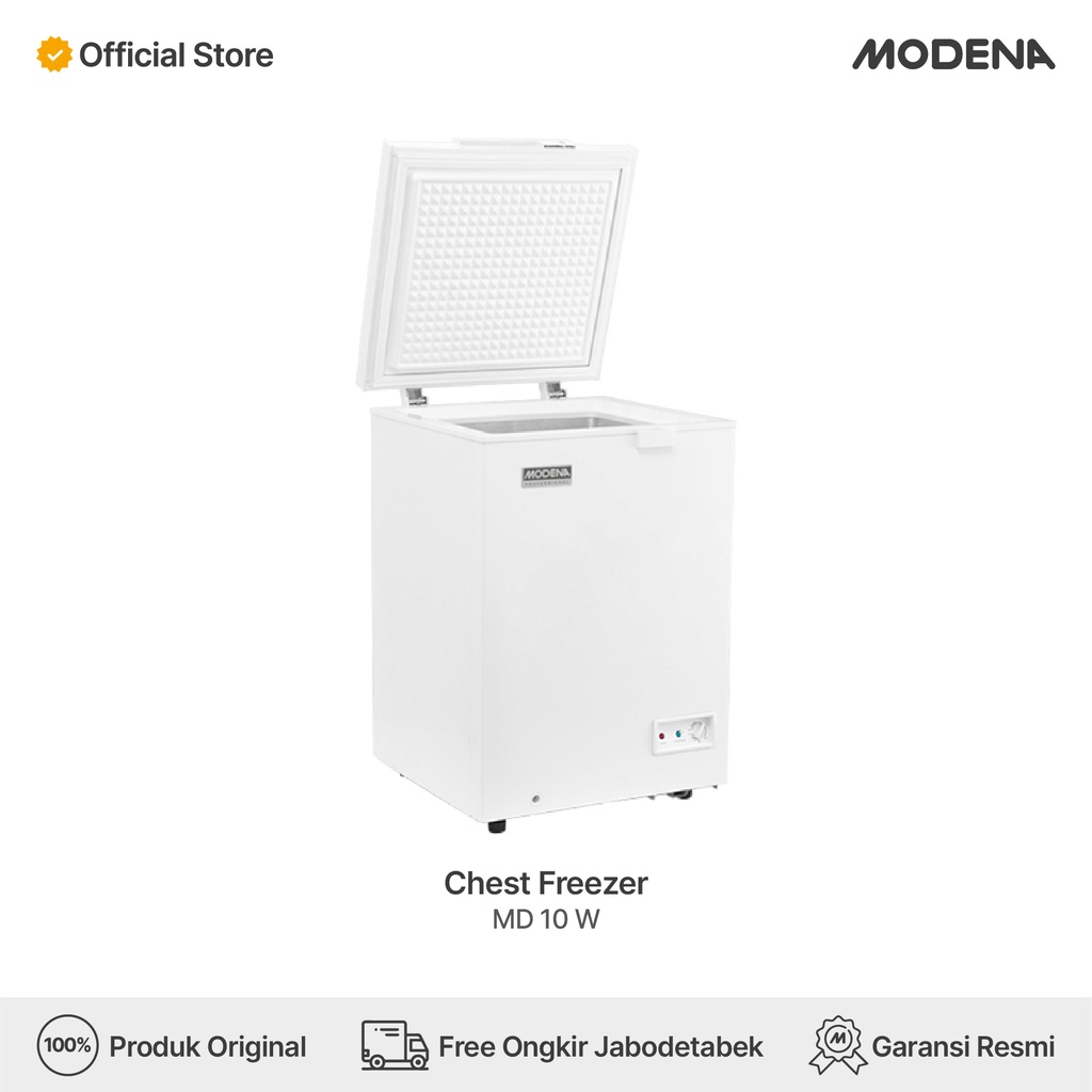 Jual MODENA Chest Freezer - MD 10 W | Shopee Indonesia