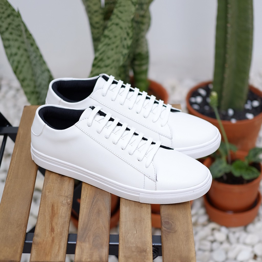 Jual Phoenix White |KS X Oxwalker| Sepatu Putih Polos Casual Pria ...