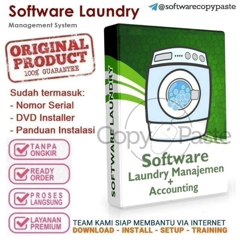 Jual Software Laundry Manajemen + Accounting Terbaru Full Unlimted ...