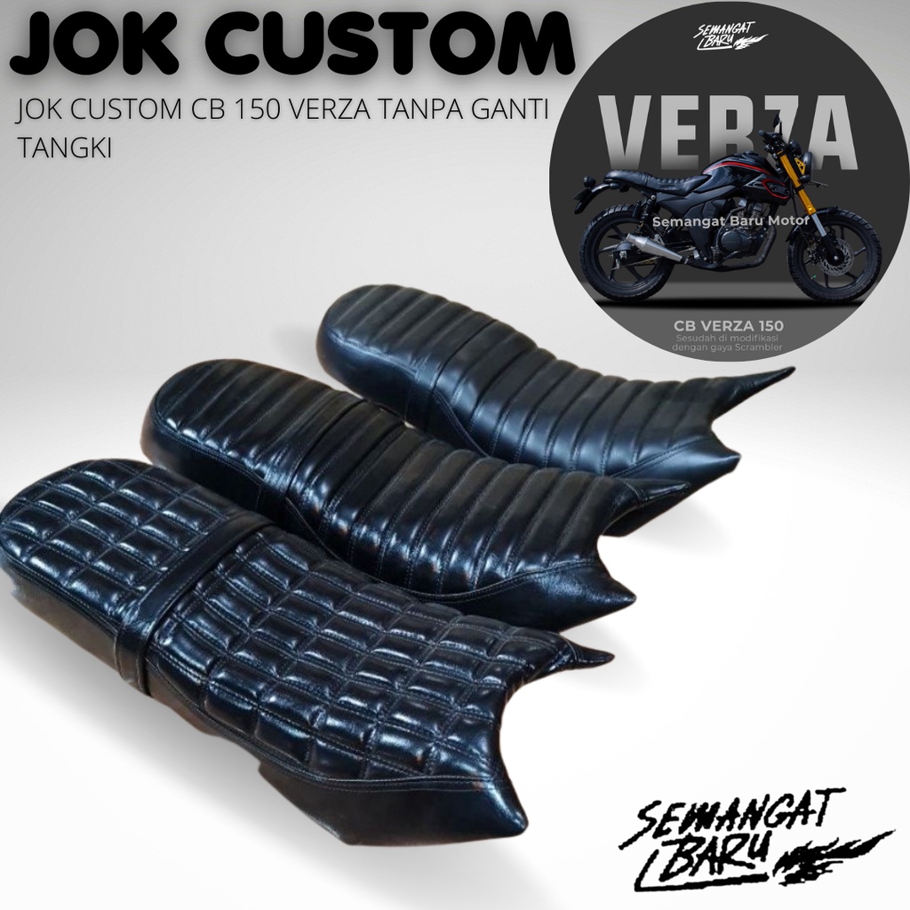 Jual JOK CUSTOM CB 150 VERZA, VERZA OLD DAN MP MONO TANPA GANTI TANGKI ...