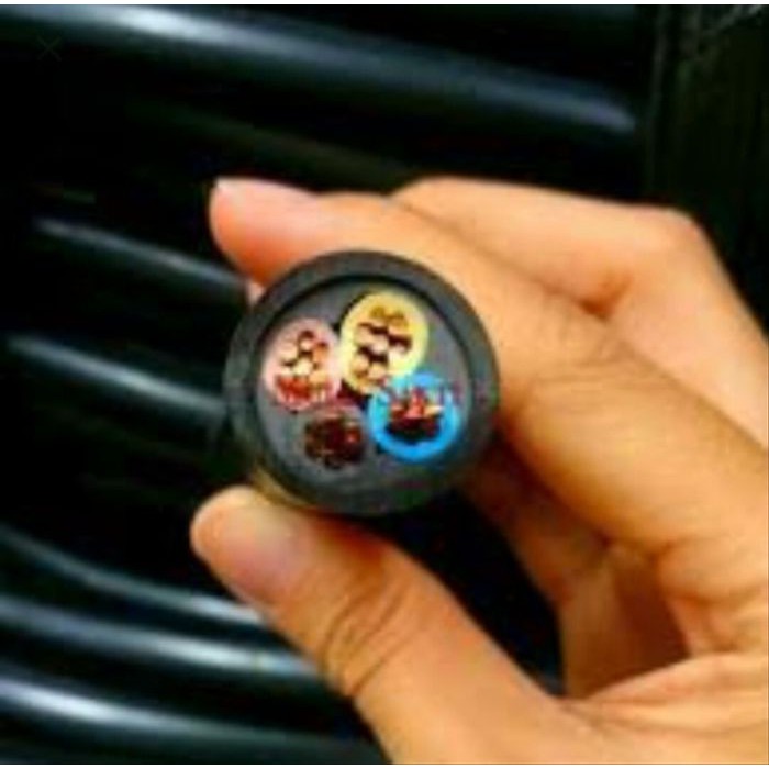 Jual Kabel Listrik Kawat Hitam NYY 4 x 16 4x16 Supreme (Meteran) Kabel ...