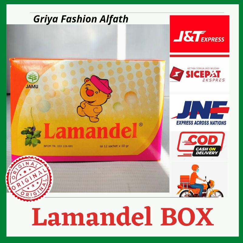 Jual [Original 100%] Lamandel BOX Obat Amandel Kemasan Kotak | Sachet ...
