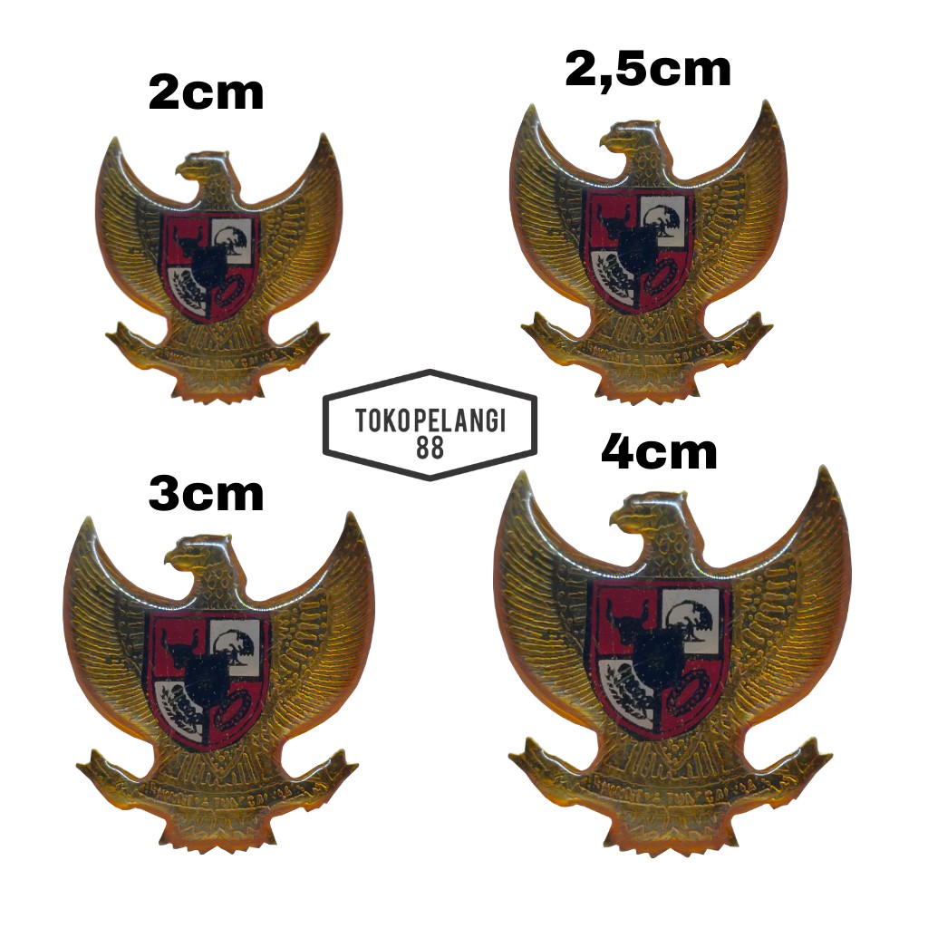 Jual Pin Garuda Kuningan Emas Kecil Besar | Pin Bros Peci Paskibra ...