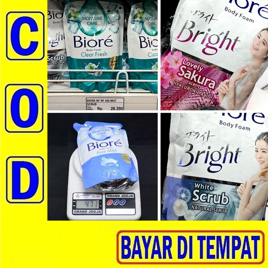 Jual KUL 4AD Biore 450ml Sabun Mandi Cair 450 Ml Besar 450 Ml Bukan ...