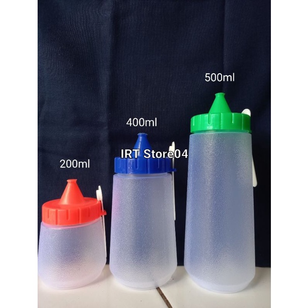 Jual BOTOL KECAP SAOS PLASTIK / BOTOL KECAP 200ML 400ML 500ML | Shopee ...