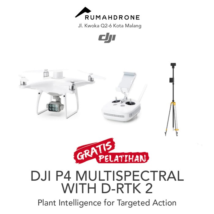 Jual DJI P4 Multispectral With D-RTK 2 Mobile Station - Garansi Resmi ...