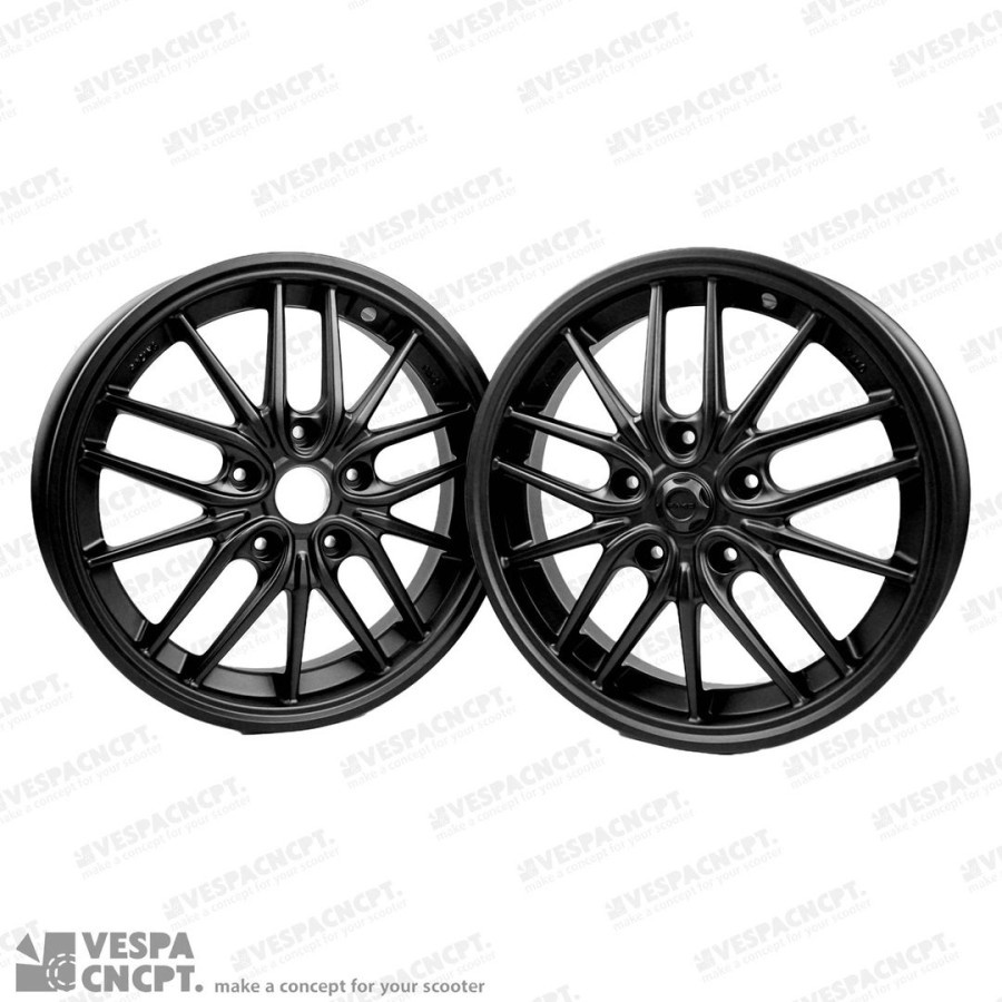 Jual Velg Pako Black Set 12" Front Rear Vespa Gts Gtv Gtl Double ...