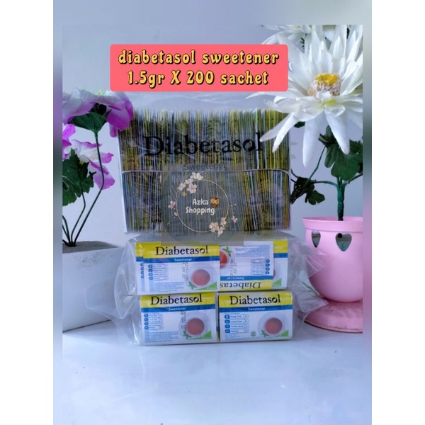 Jual DIABETASOL SWEETENER 200 SACHET & 100 SACHET & 50 SACHET | Shopee ...