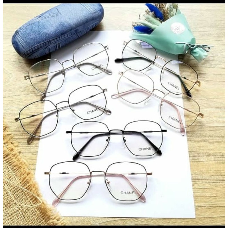 Jual PAKET LENSA FRAME KACAMATA Minus Plus Silinder Wanita BIASA ...